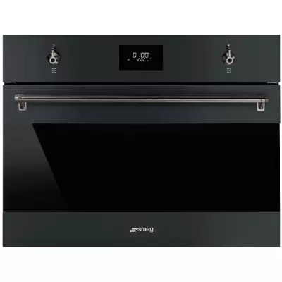 Micro-ondes Grill encastrable Classica 20l Noir / Inox - SMEG Elite Réf ...