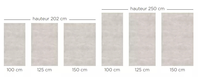 Panneau mural Kinewall Design 150x202cm Chêne naturel - KINEDO Réf. PM330